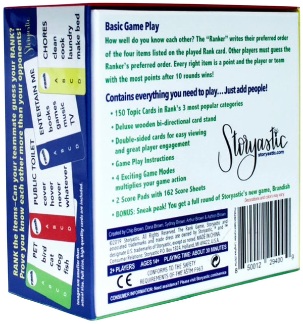 The Rank Game - Nerd Herd