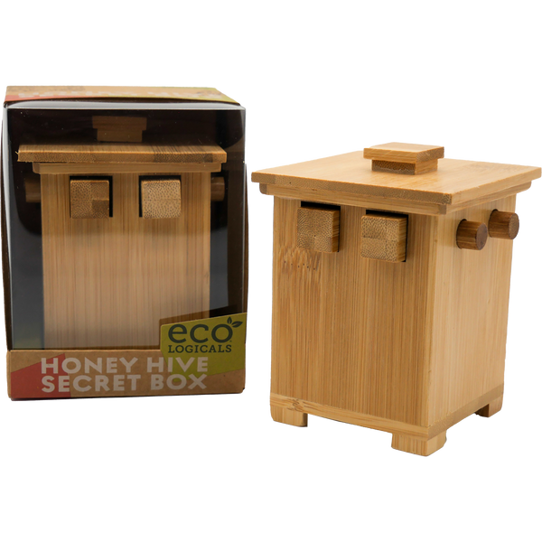 Honey Hive Secret Wooden Puzzle Box - Nerd Herd